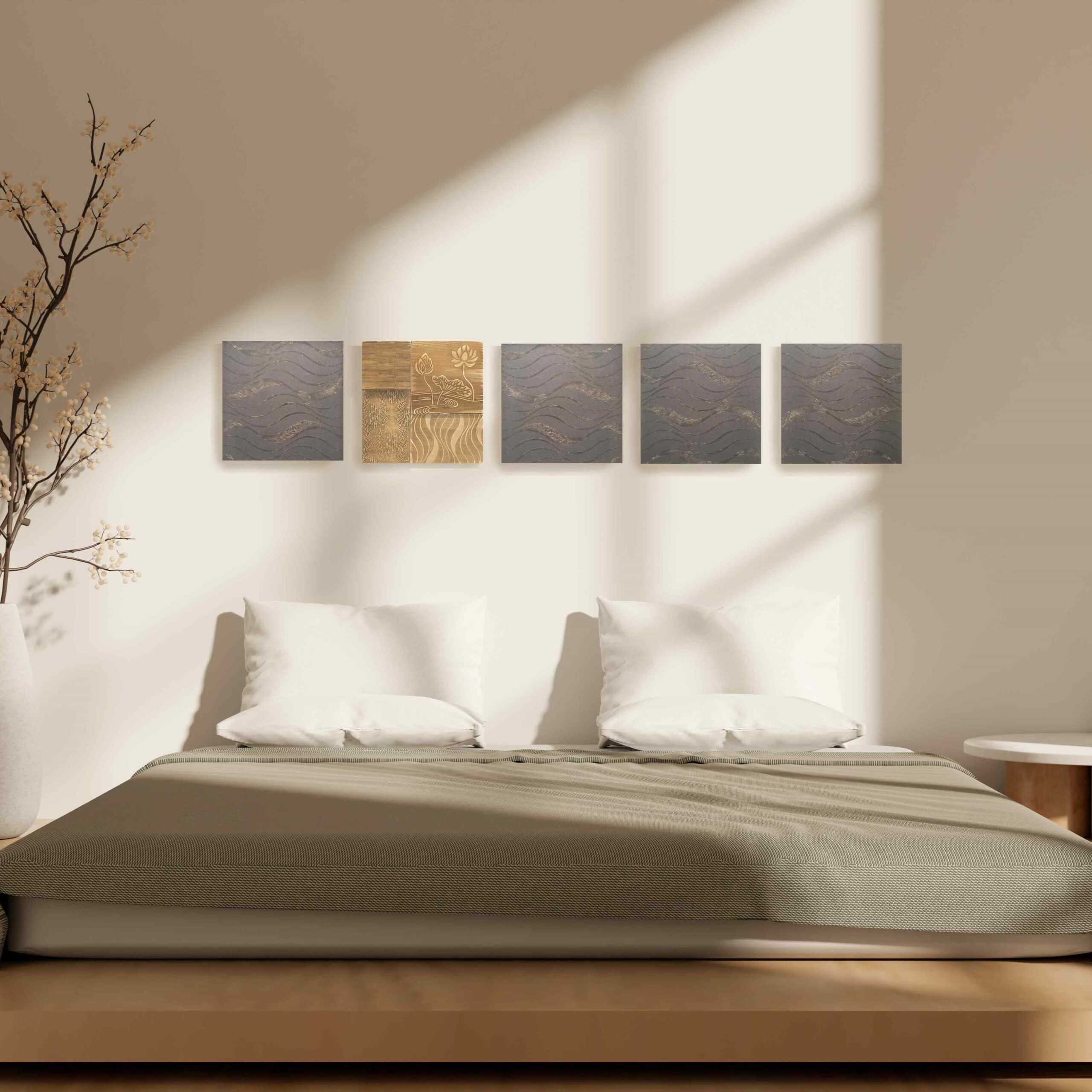 Art mosaic KARAKAMI style – Dandelions JAPAN